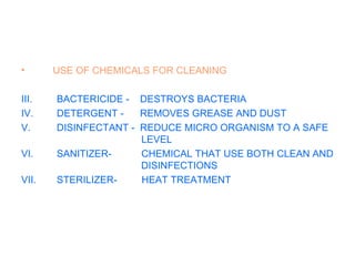 Basic Food Handling Training Power Point Presentation | PPT