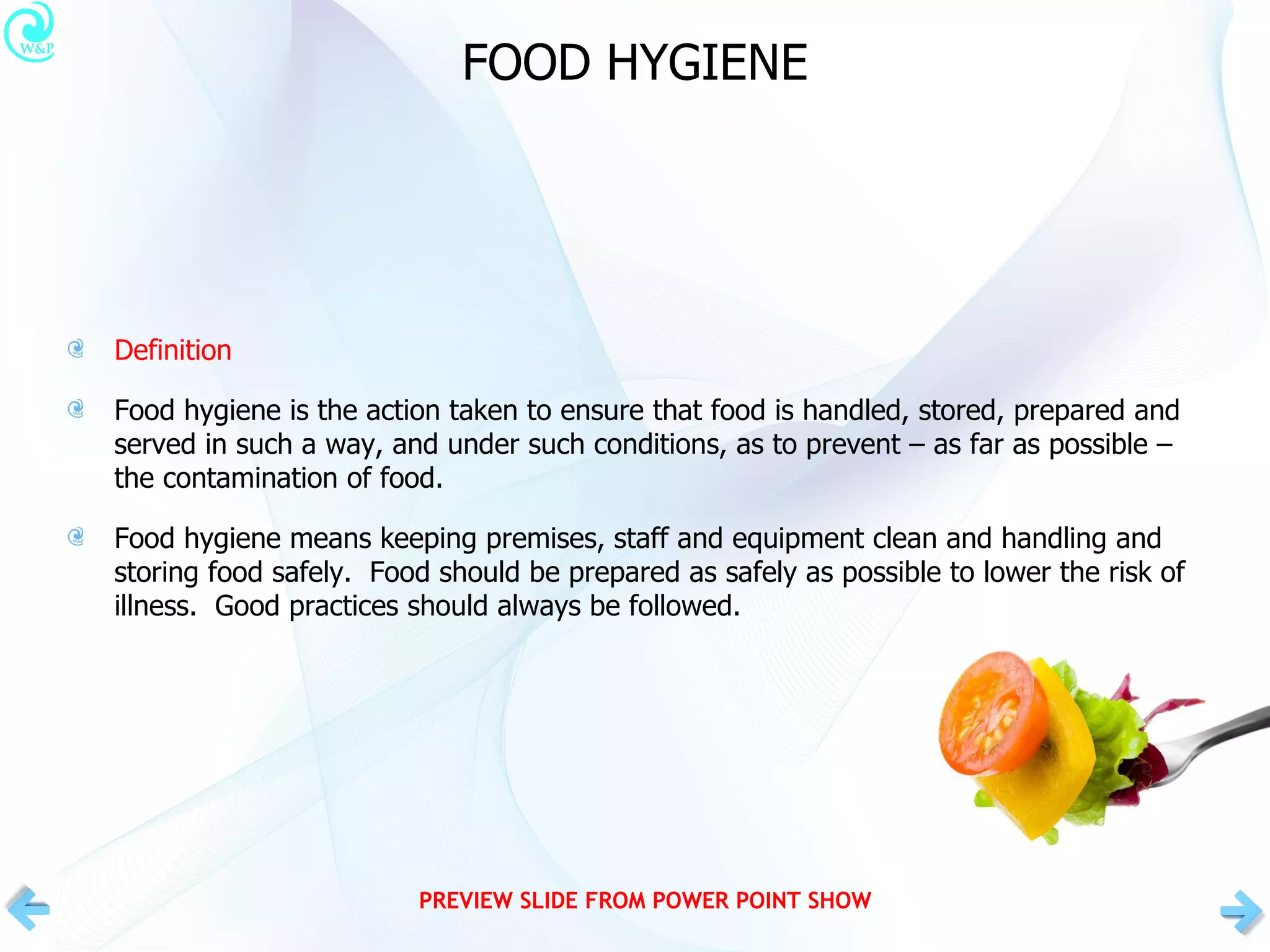 Basic Food Hygiene Awareness Preview | PPT