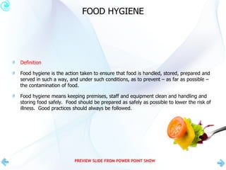 Basic Food Hygiene Awareness Preview | PPT