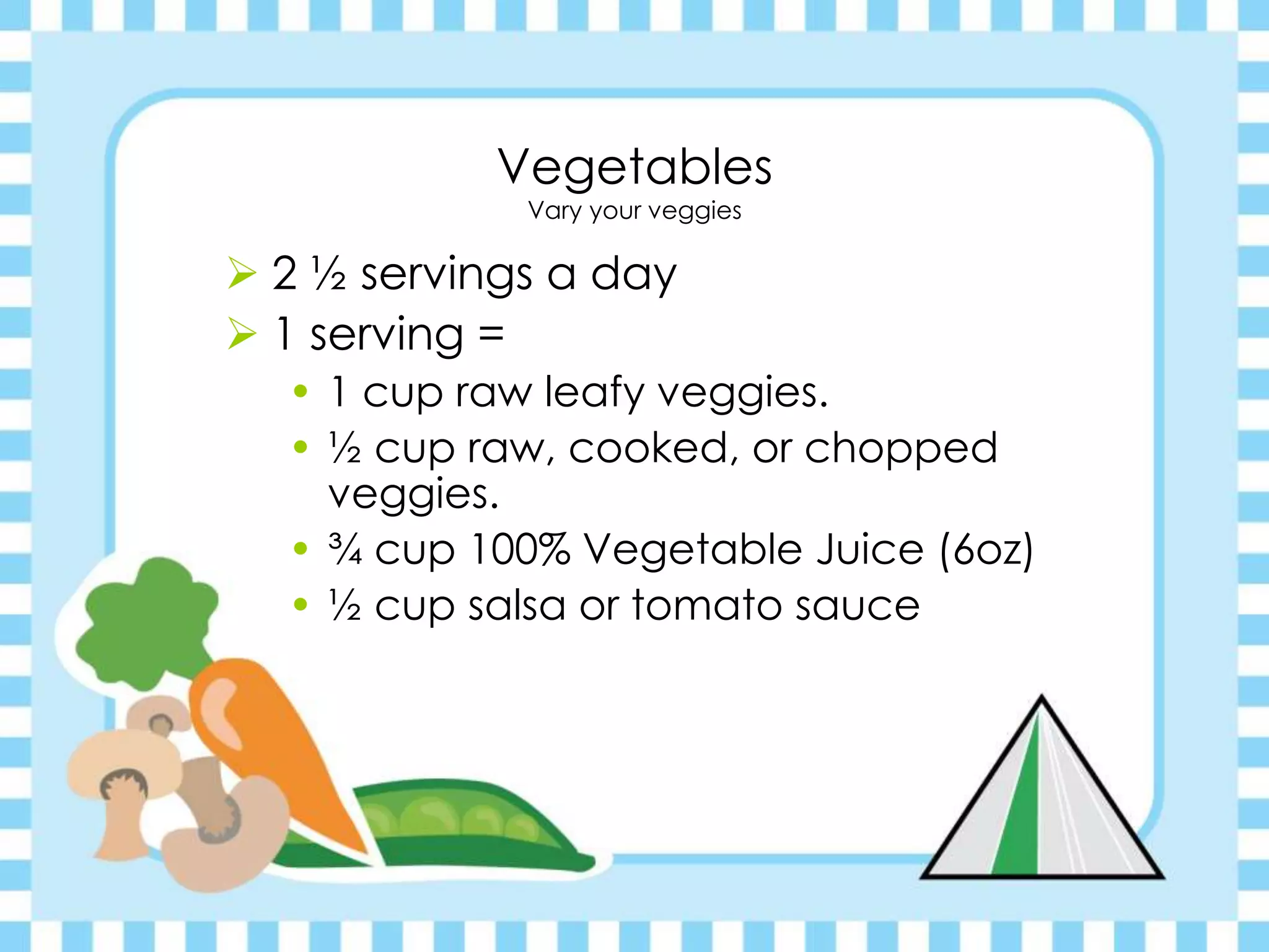 Basic food pyramid | PPTX