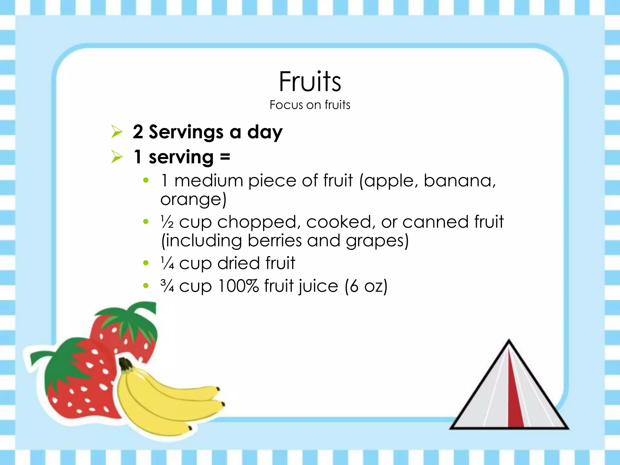 Basic food pyramid | PPTX