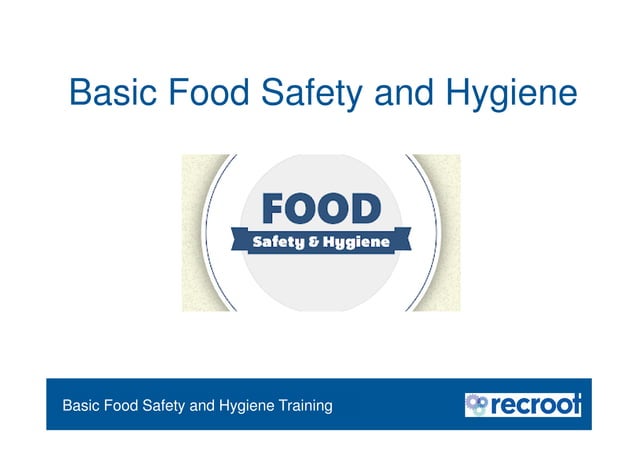 Basic Food Safety and Hygiene.pdf | Infectious Diseases | Diseases and ...