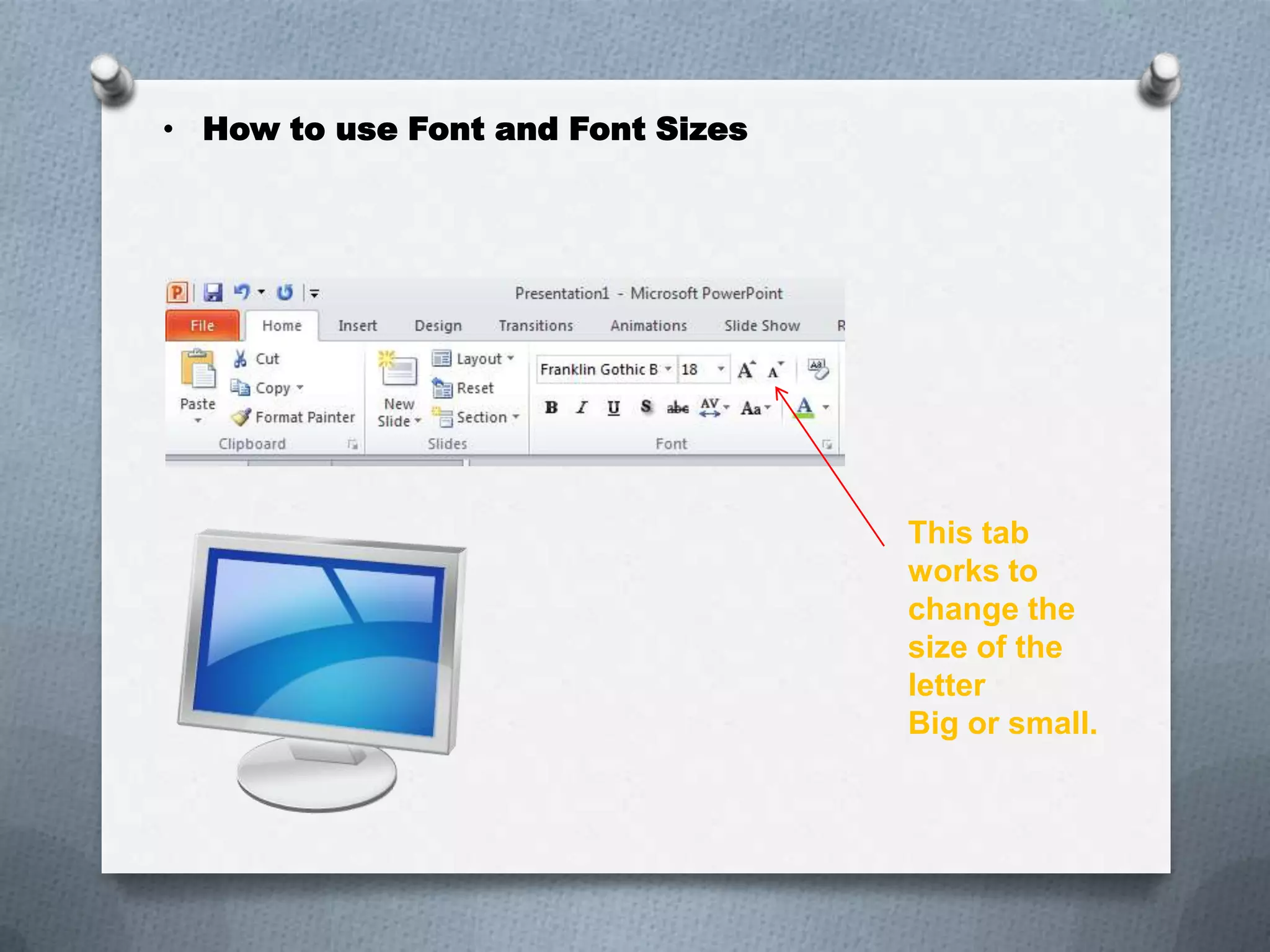 Basic formatting | PPTX | Technology & Computing
