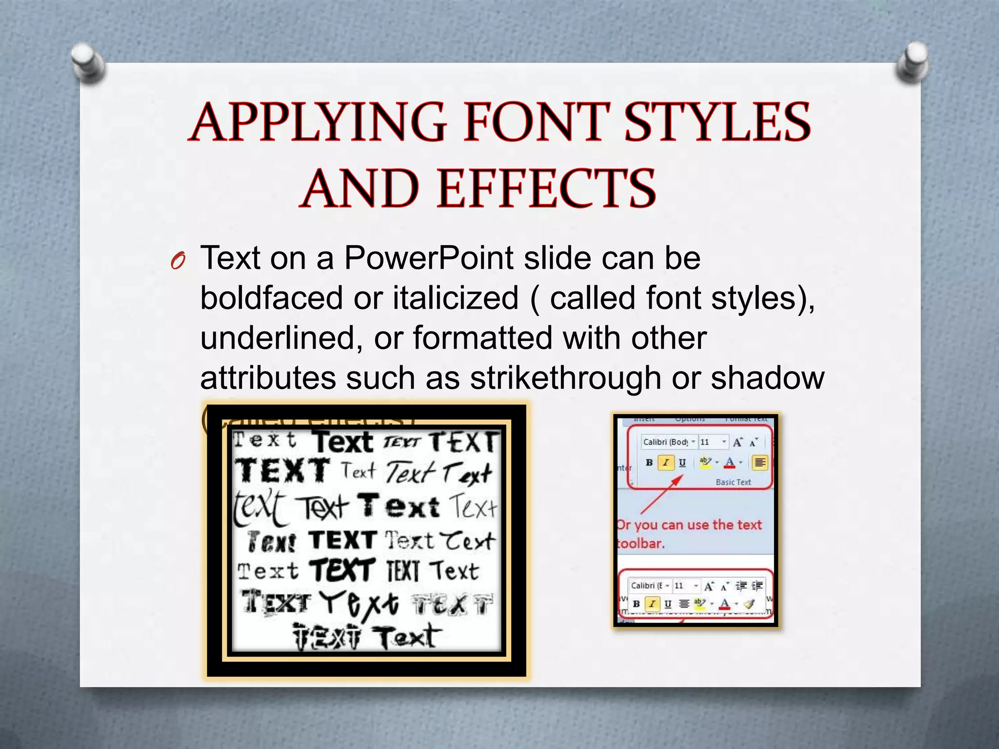Basic formatting | PPT