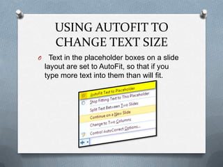 Basic formatting | PPT