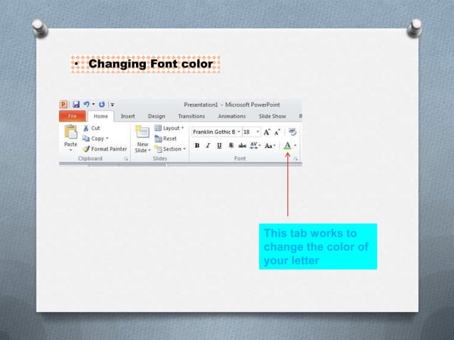 Basic formatting | PPTX