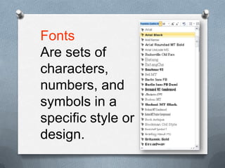 Basic formatting | PPTX