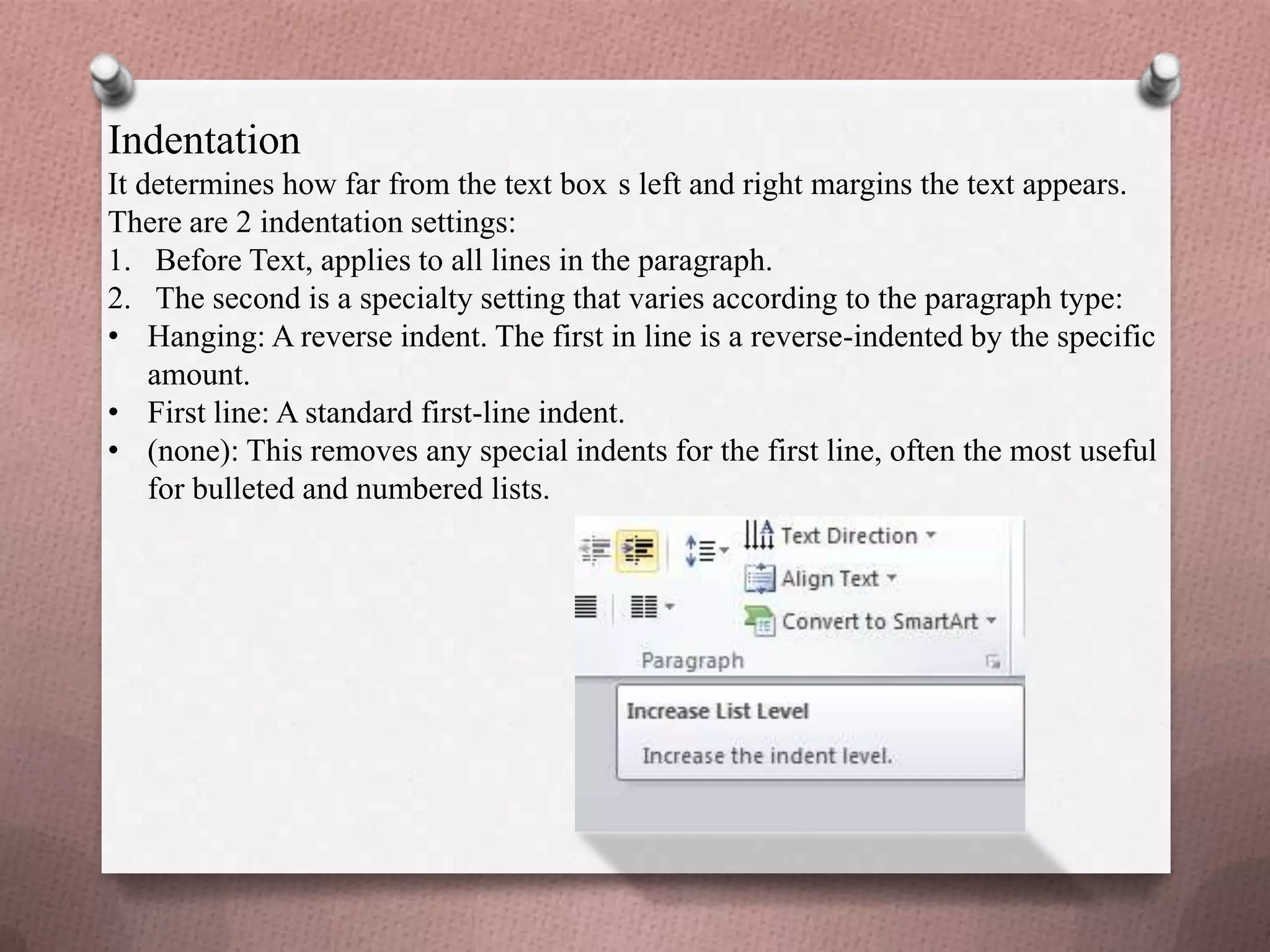 Basic formatting | PPT