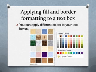 Basic formatting | PPTX | Desktop Publishing | Computer Software and ...