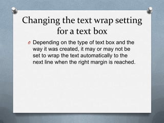 Basic formatting | PPTX | Desktop Publishing | Computer Software and ...