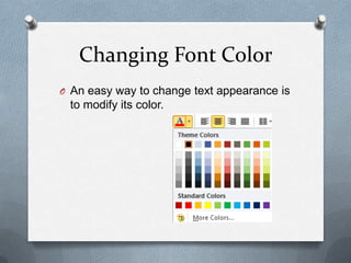 Basic formatting | PPT