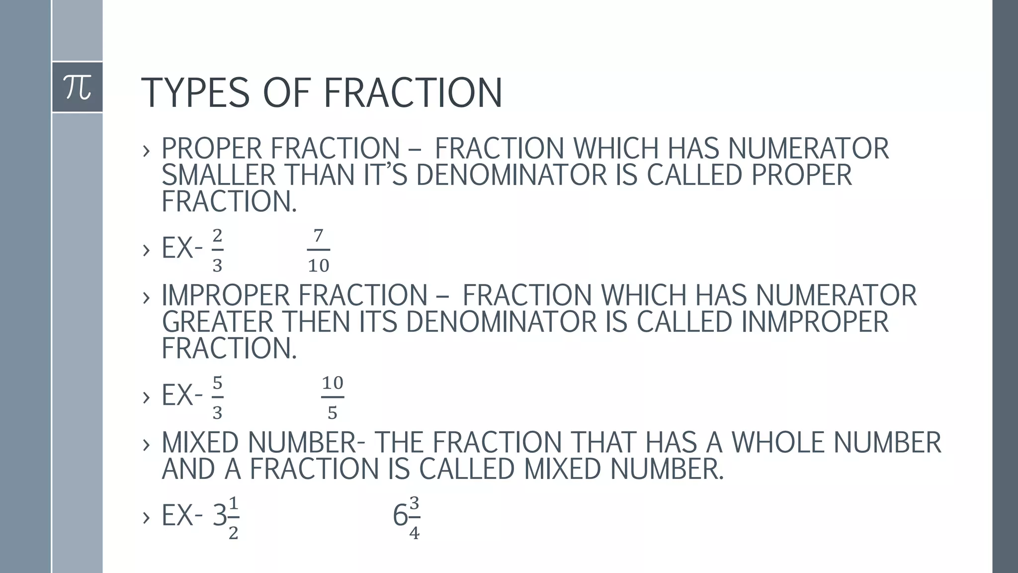 BASIC FRACTION | PPT