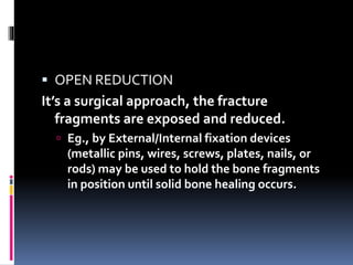 Basic fracture management | PPTX