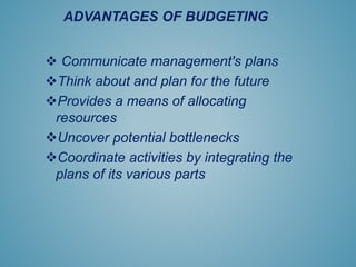 Basic framework of budgeting | PPT