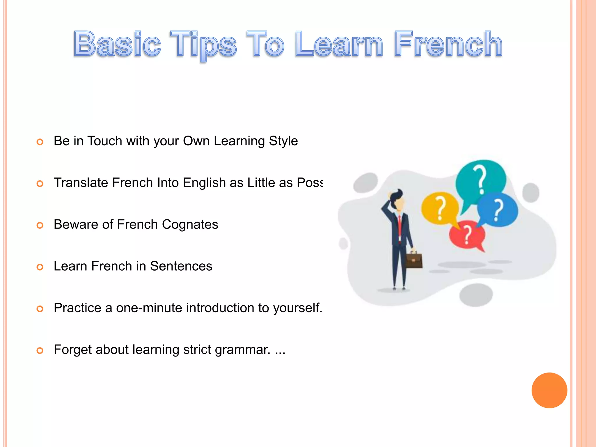Basic French Lessons | PPTX