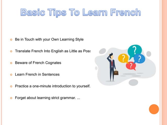Basic French Lessons | PPTX