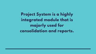 Basic Functionality and Integration of PS SAP | PDF