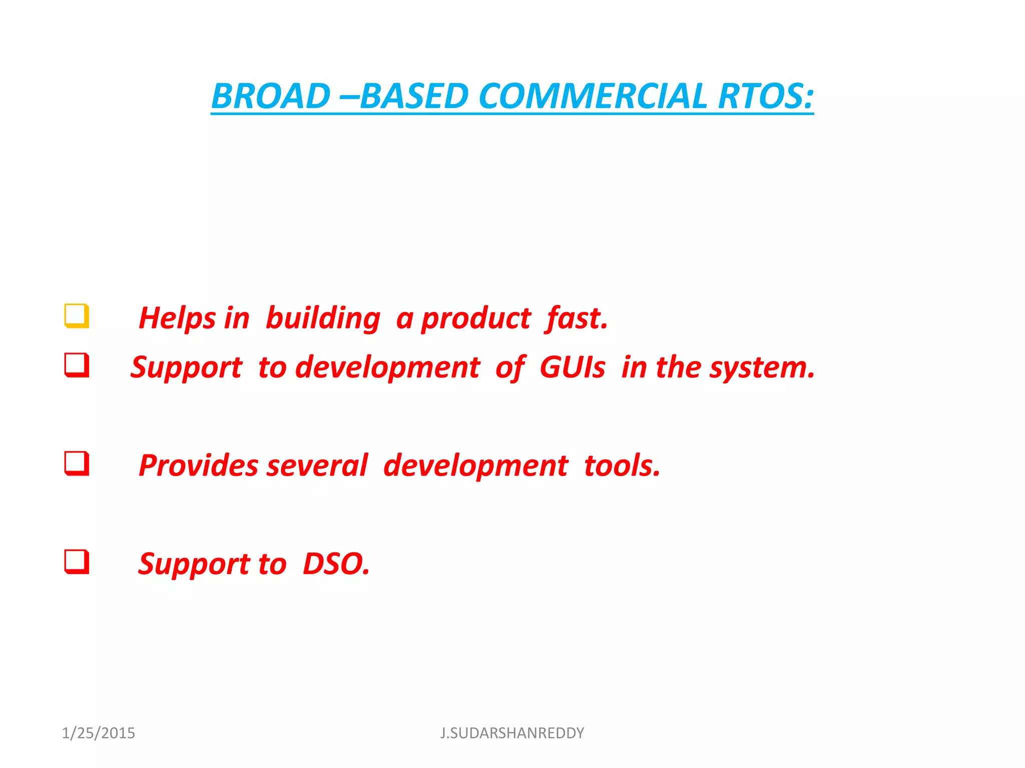 Basic functions & types of RTOS ES | PPT