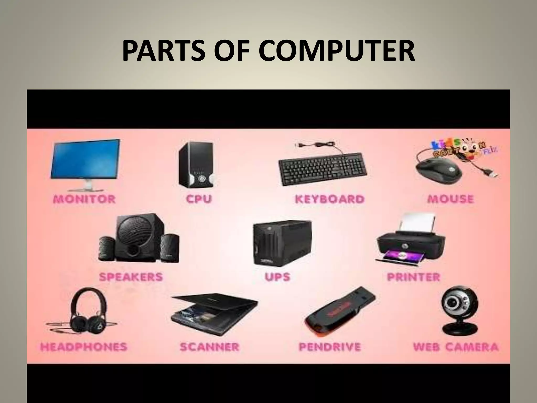 Basic fundamentals of computer | PPTX