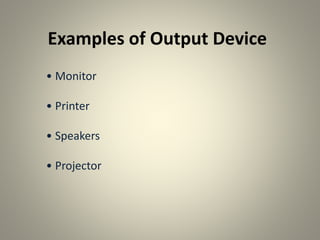 Basic fundamentals of computer | PPTX