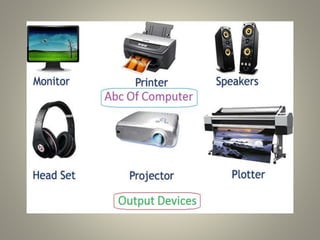 Basic fundamentals of computer | PPTX