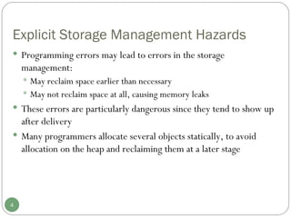 Basic Garbage Collection Techniques | PPT