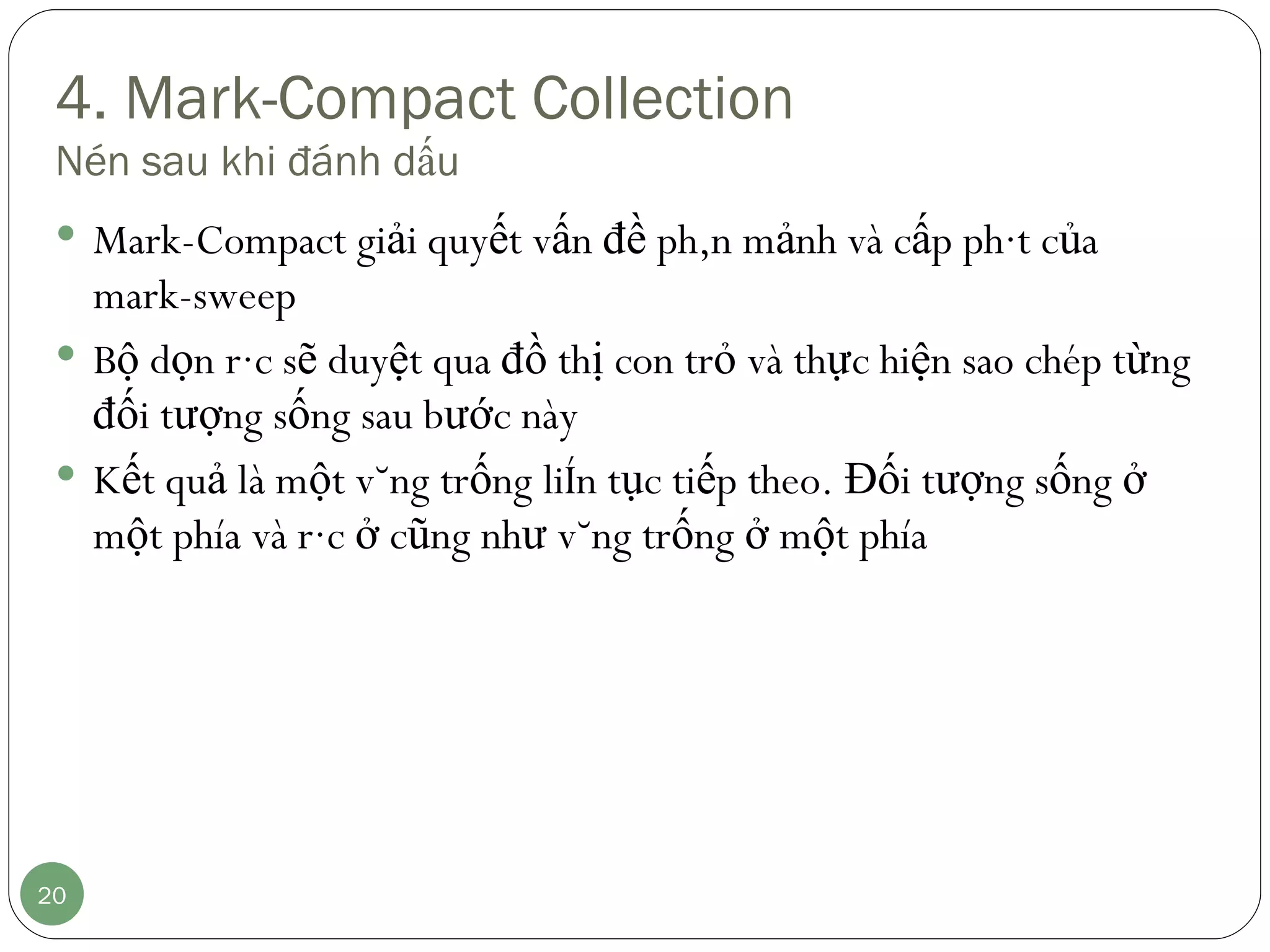Basic Garbage Collection Techniques [ Vi] | PPT