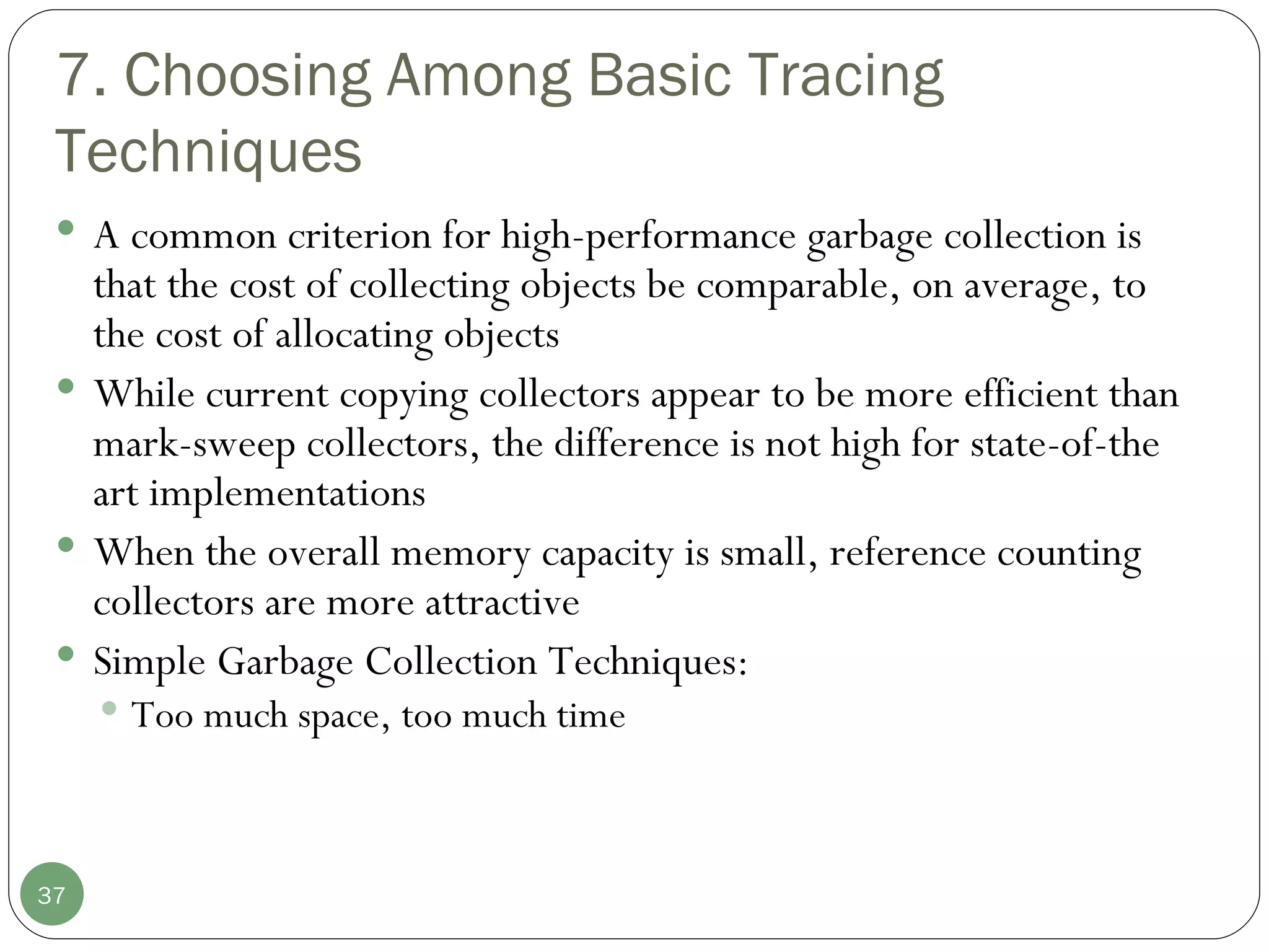 Basic Garbage Collection Techniques [ Vi] | PPT