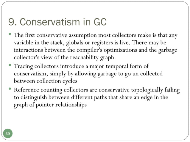 Basic Garbage Collection Techniques [ Vi] | PPT