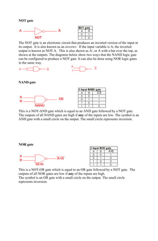 Basic gates and functions | DOCX