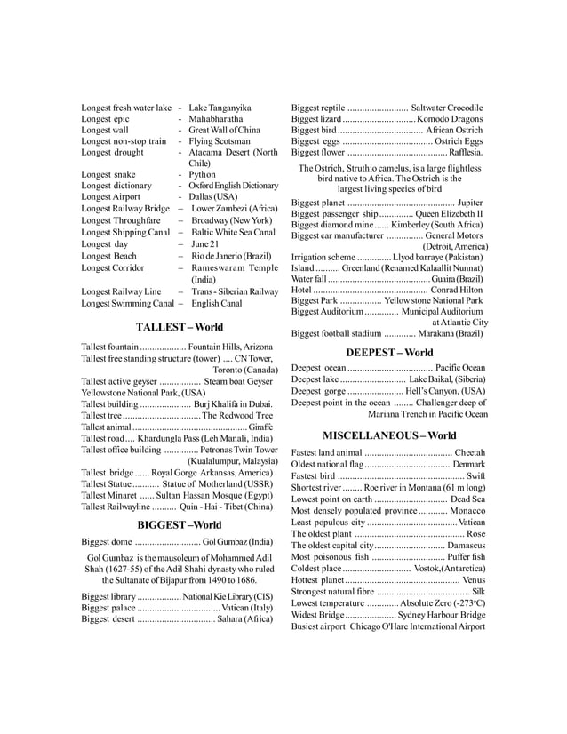 Basic general knowledge | PDF