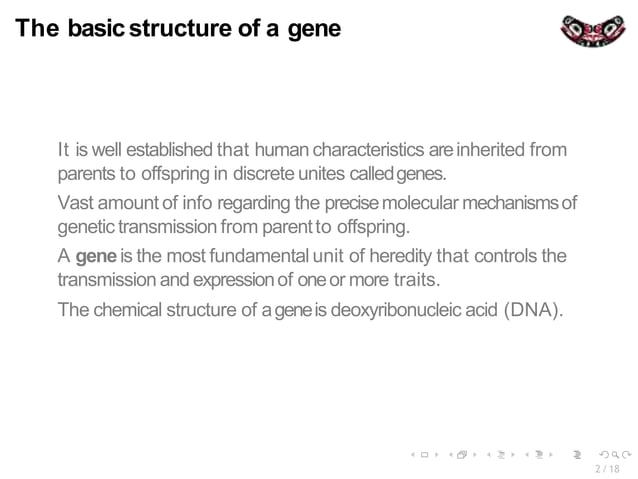 Basic genetics concepts and terminology | PPTX