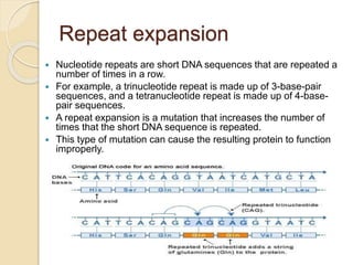 Basic genetics ,mutation and karyotyping | PPT