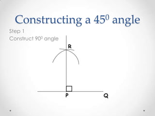 Basic geometrical constructions | PPTX