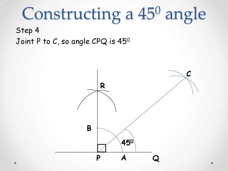 Basic geometrical constructions