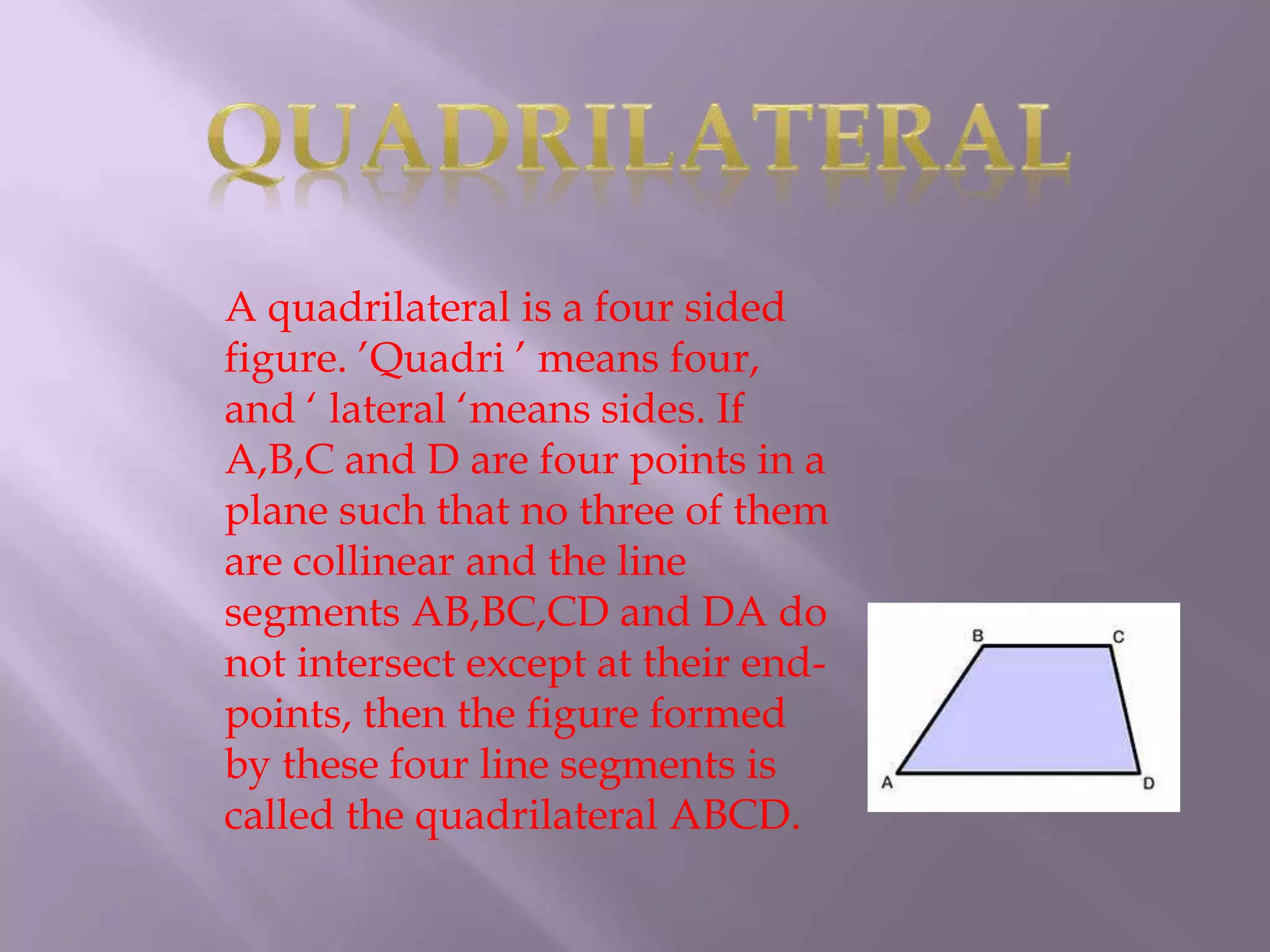 Basic geometrical ideas | PPTX