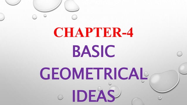 Basic geometrical ideas | PPTX | Geography | Science