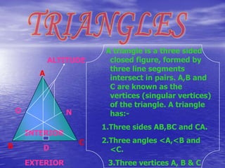 Basic geometrical ideas class vi | PPSX