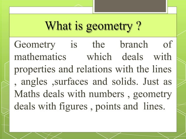 Basic Geometric Concepts Pptx