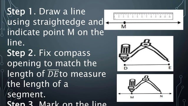 Basic Geometric Constructions- MATHEMATICS 7.pptx | Physics | Science
