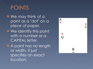 Basic geometric elements | PPT
