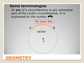Basic geometric elements 1º circunference | PPT