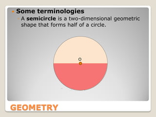 Basic geometric elements 1º circunference | PPT