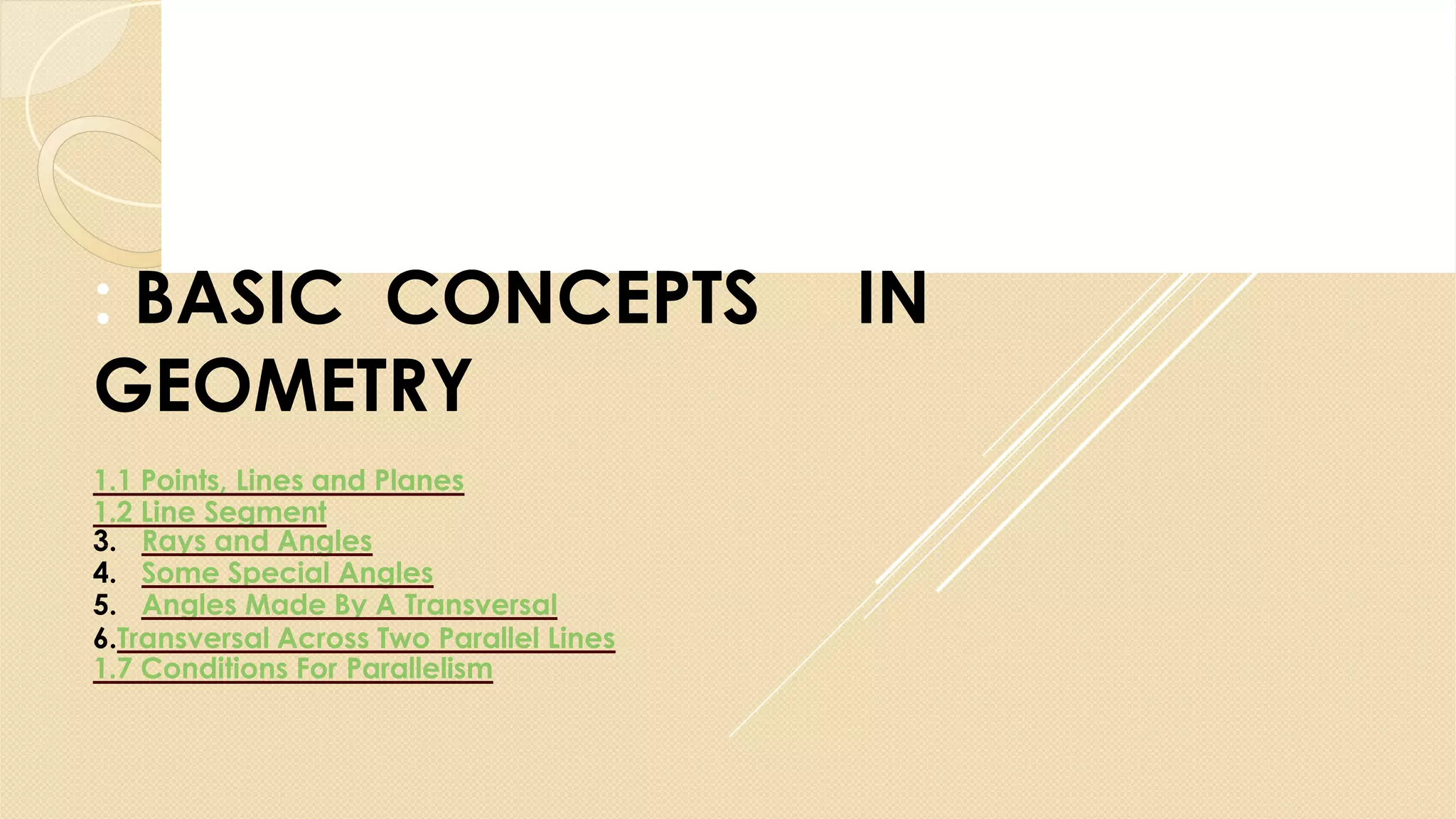 Basic geometry | PDF