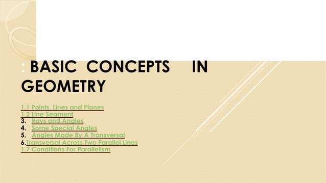 Basic geometry | PDF