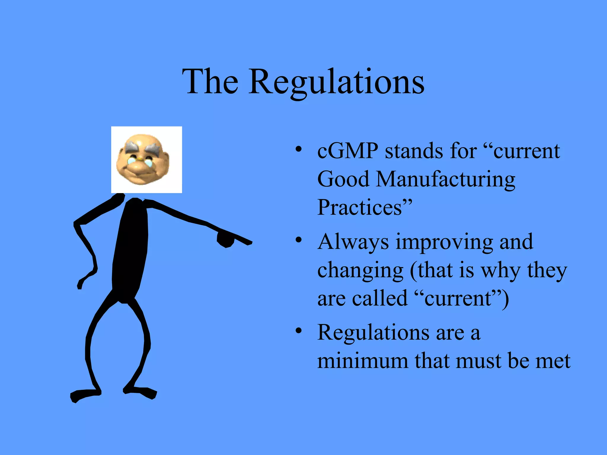 Basics of FDA GMP Training | PPT