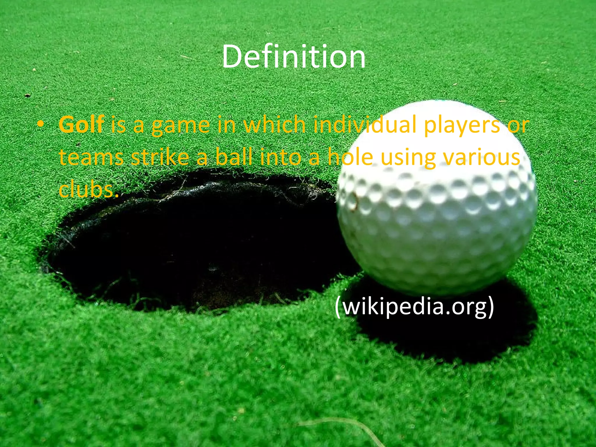 Basic Golf | PPT