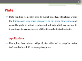 Basic governing equations for plate(en no 19565001) | PPT