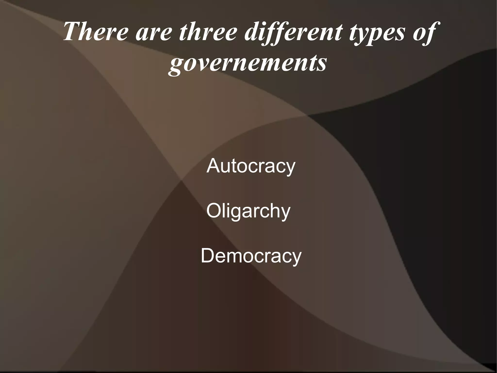 basic types of government | PPT