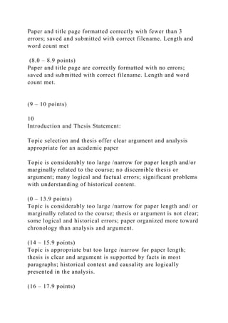 Basic Grading Criteria for General Education and (Lower Level) Wri.docx ...